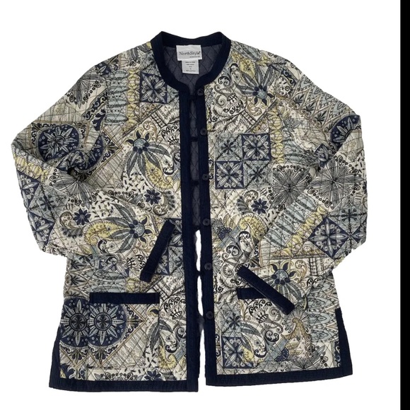 NorthStyle | Jackets & Coats | Y2k Northstyle Blue Quilted Fall Jacket ...